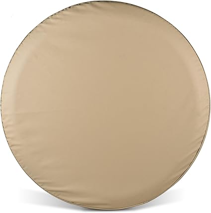 Amazon.com: Spare Tire Cover, Beige Wheel Cover Waterproof PVC Leather ...