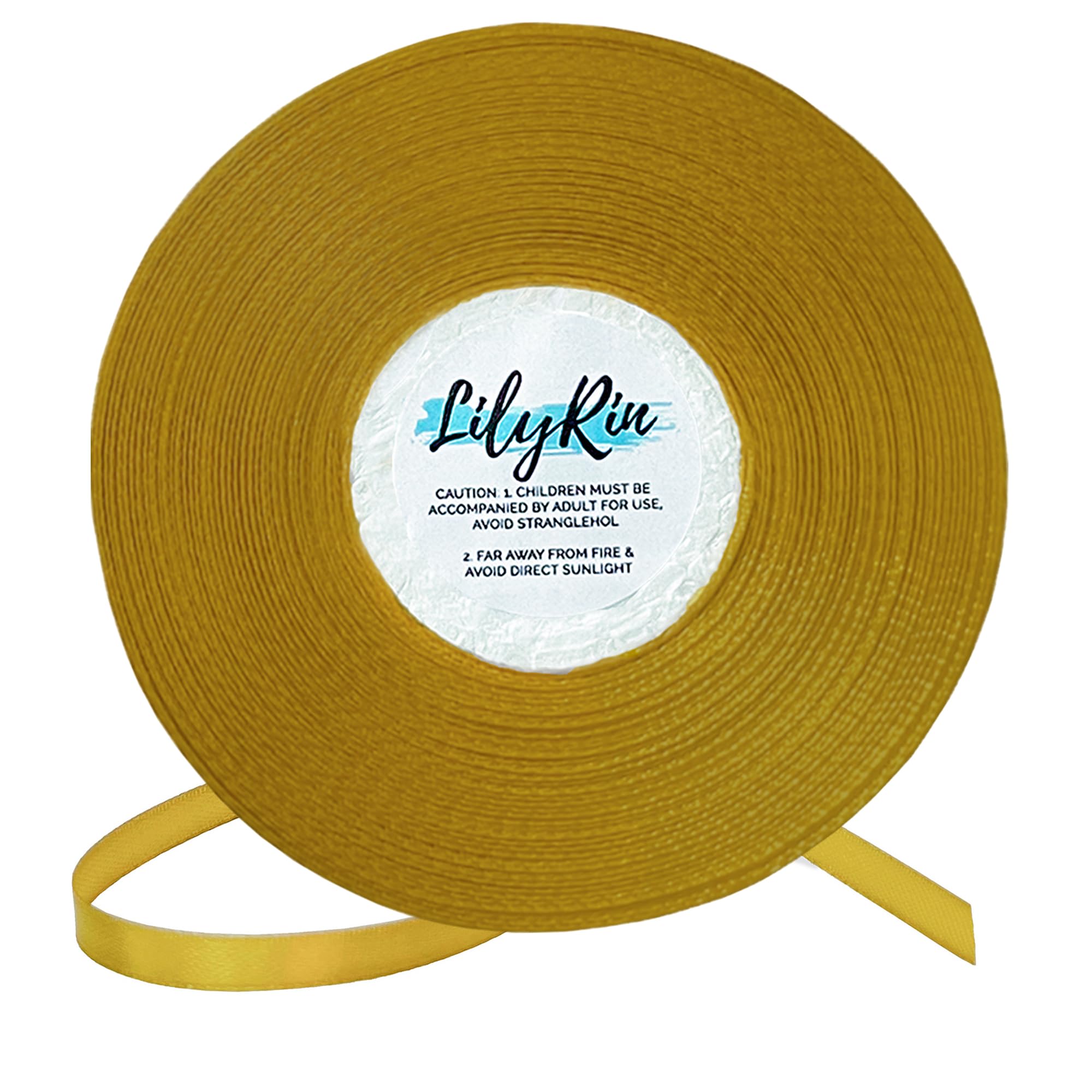 Snapklik.com : Mustard Ribbon Antique Dijon Gold 1/4 Inches 36 Yards ...