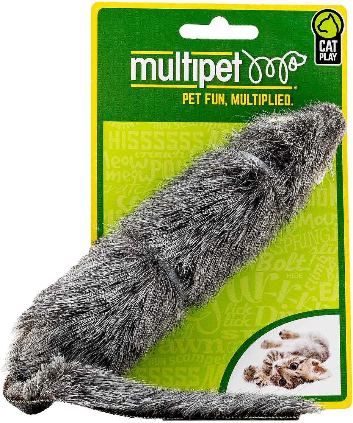 Amazon.com : MultiPet Long Furry Mouse Assorted Colors 5.5in : Pet Supplies
