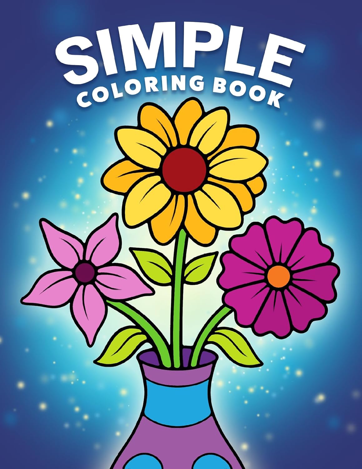 Amazon.com: Simple Coloring Book: Easy, Bold, and Large Print Designs ...