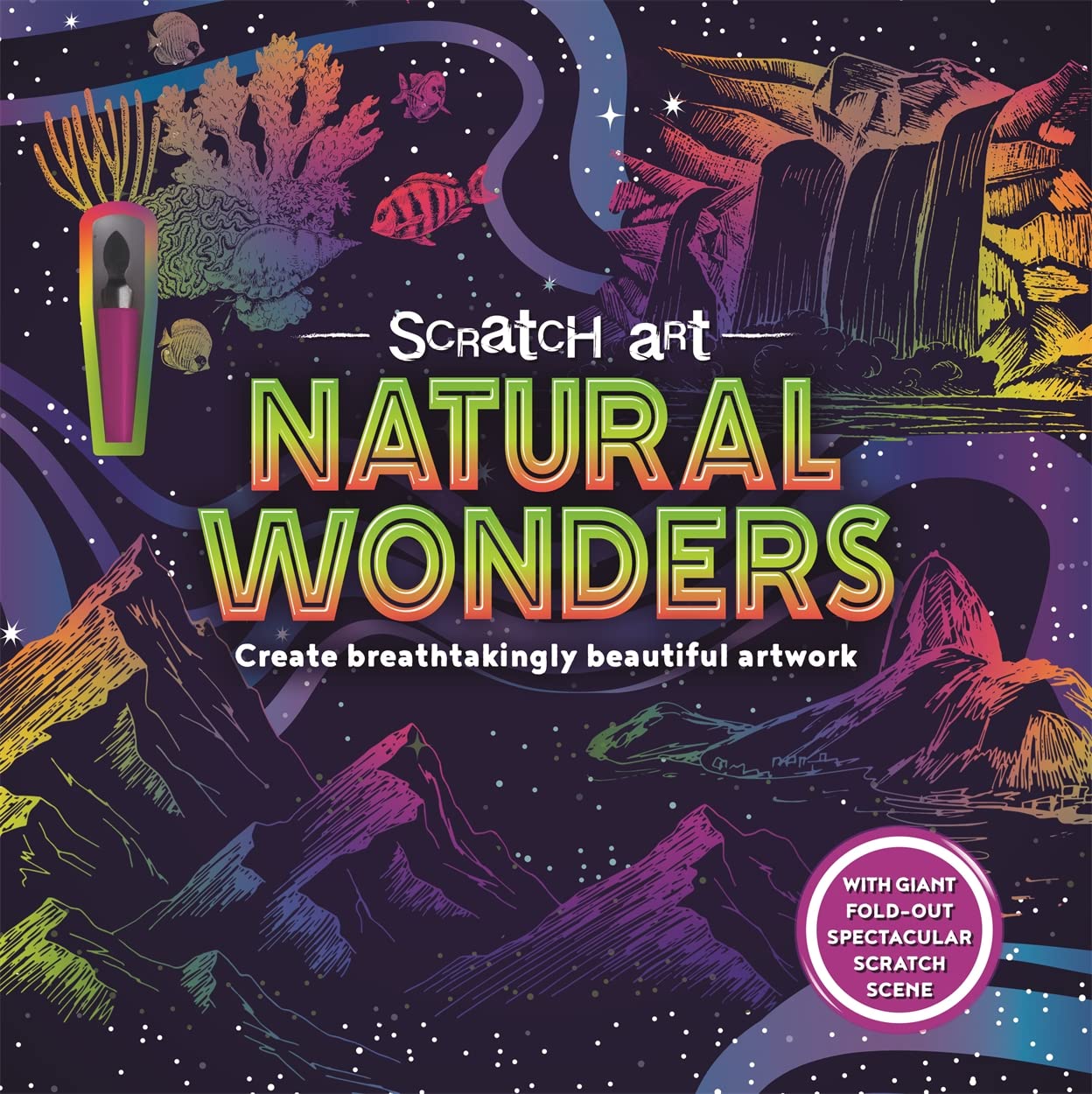 Natural Wonders (Scratch Art for Adults): Amazon.co.uk: Igloo Books Ltd ...