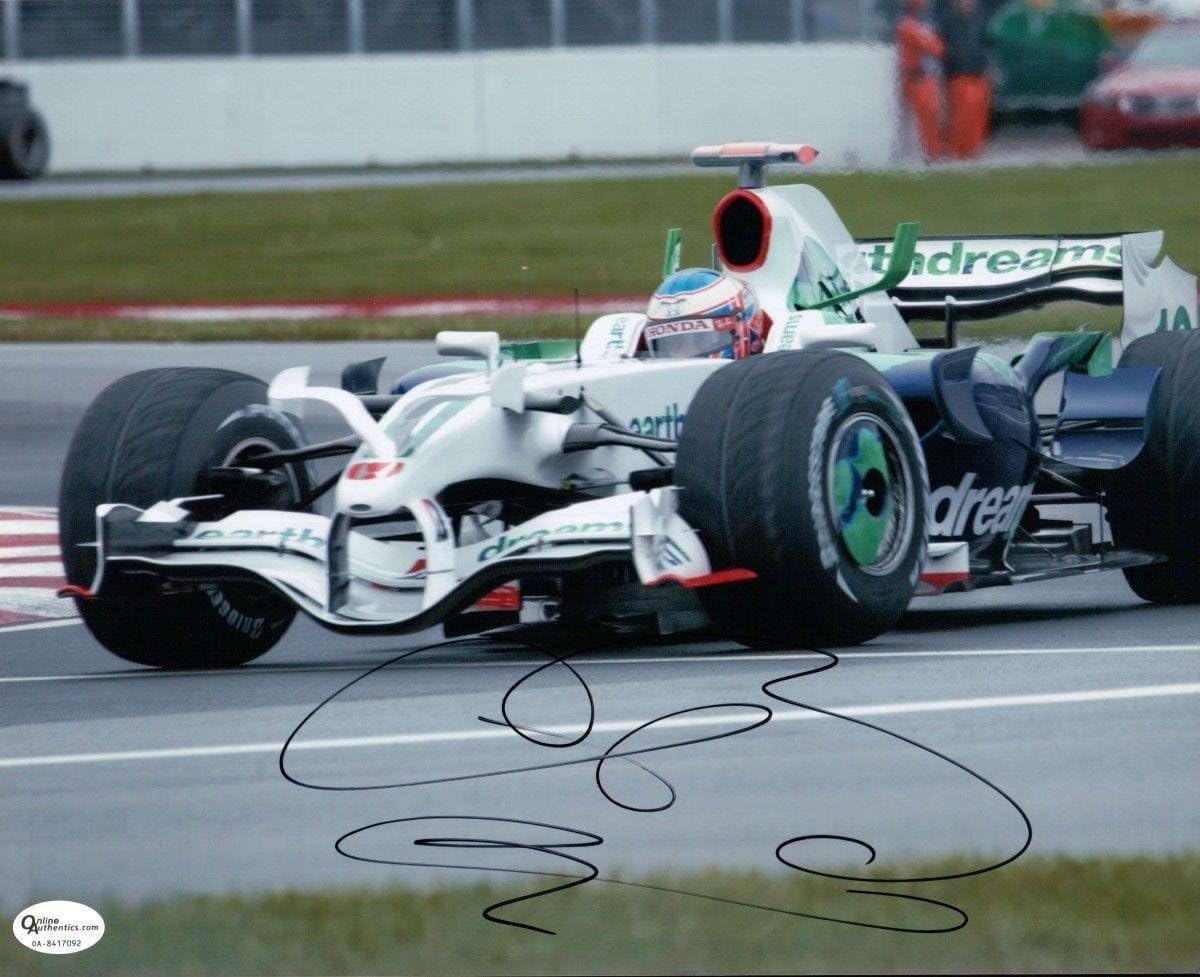 Jenson Button Autographed Photo - 8X10 Formula One Champ OA 8417092 ...