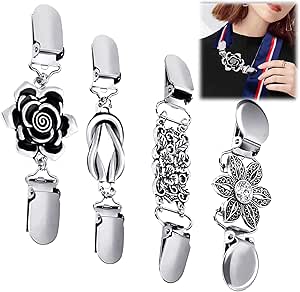 4 Stuks Trui Clips Vintage Sweater Clips Antieke Sjaal Clip Legering ...
