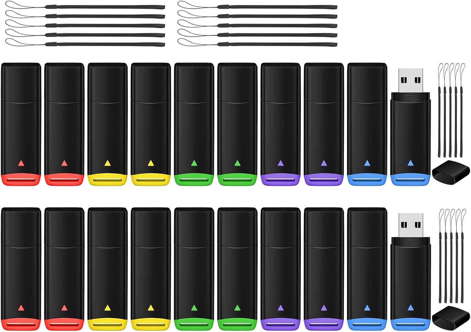 Amazon.com: AGECASH A 8GB USB Flash Drive 20 Pack USB 2.0 Flash Drives ...