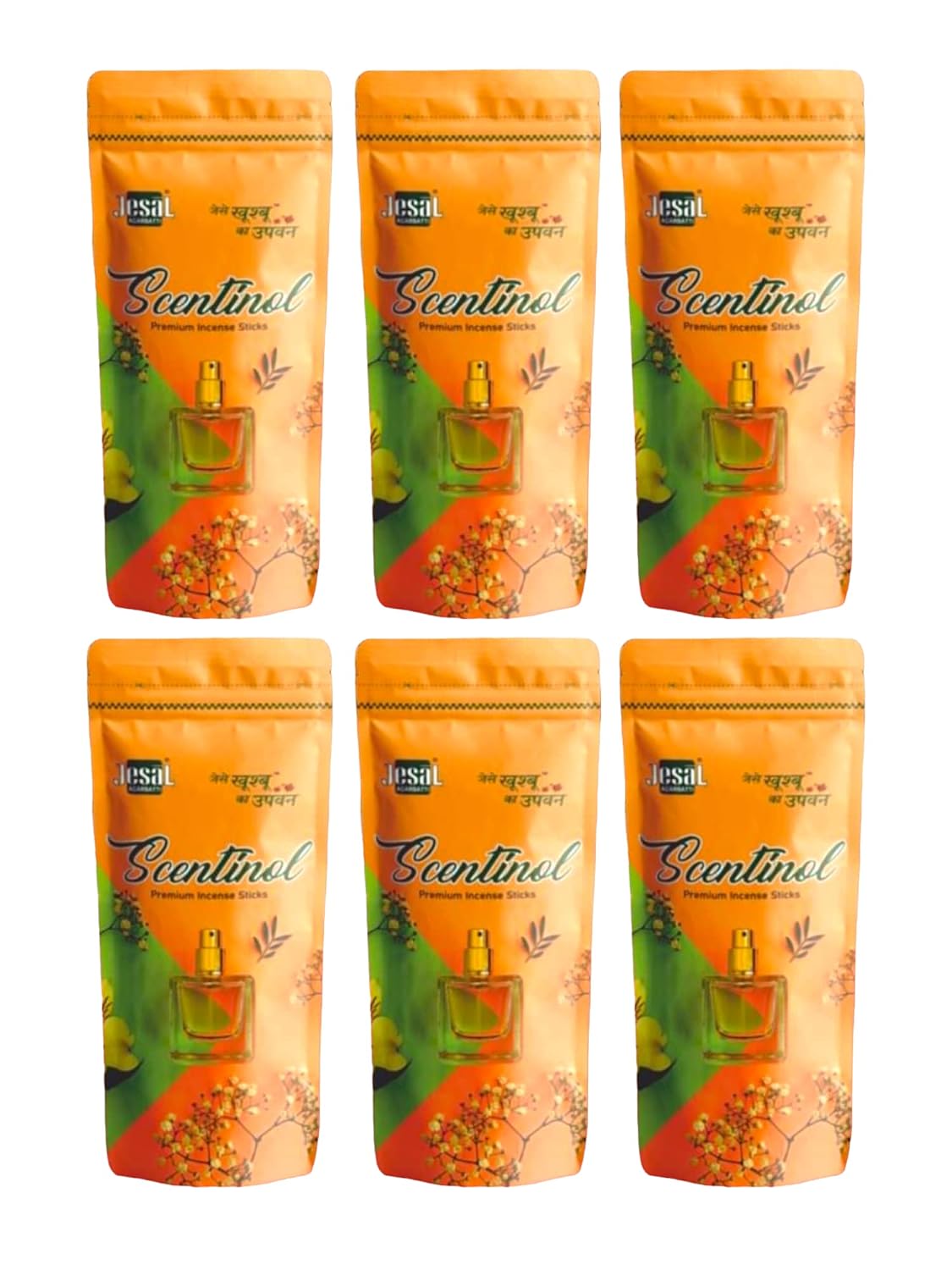 JESAL Agarbatti Scentinol Premium Incense Sticks zipar 120 GMS ...