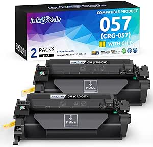 Amazon.com: INK E-SALE 057 Black Toner Cartridge (with Chip) Compatible Replacement for Canon ...