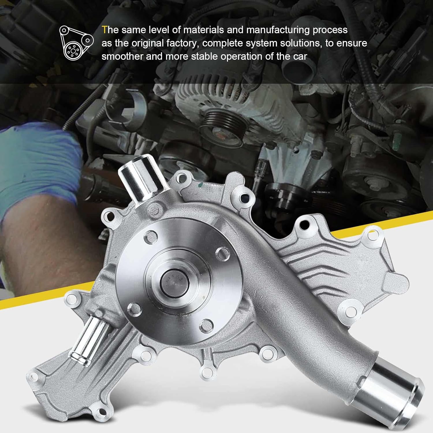 A-Premium Kit de bomba de agua para motor con junta compatible con Ford ...