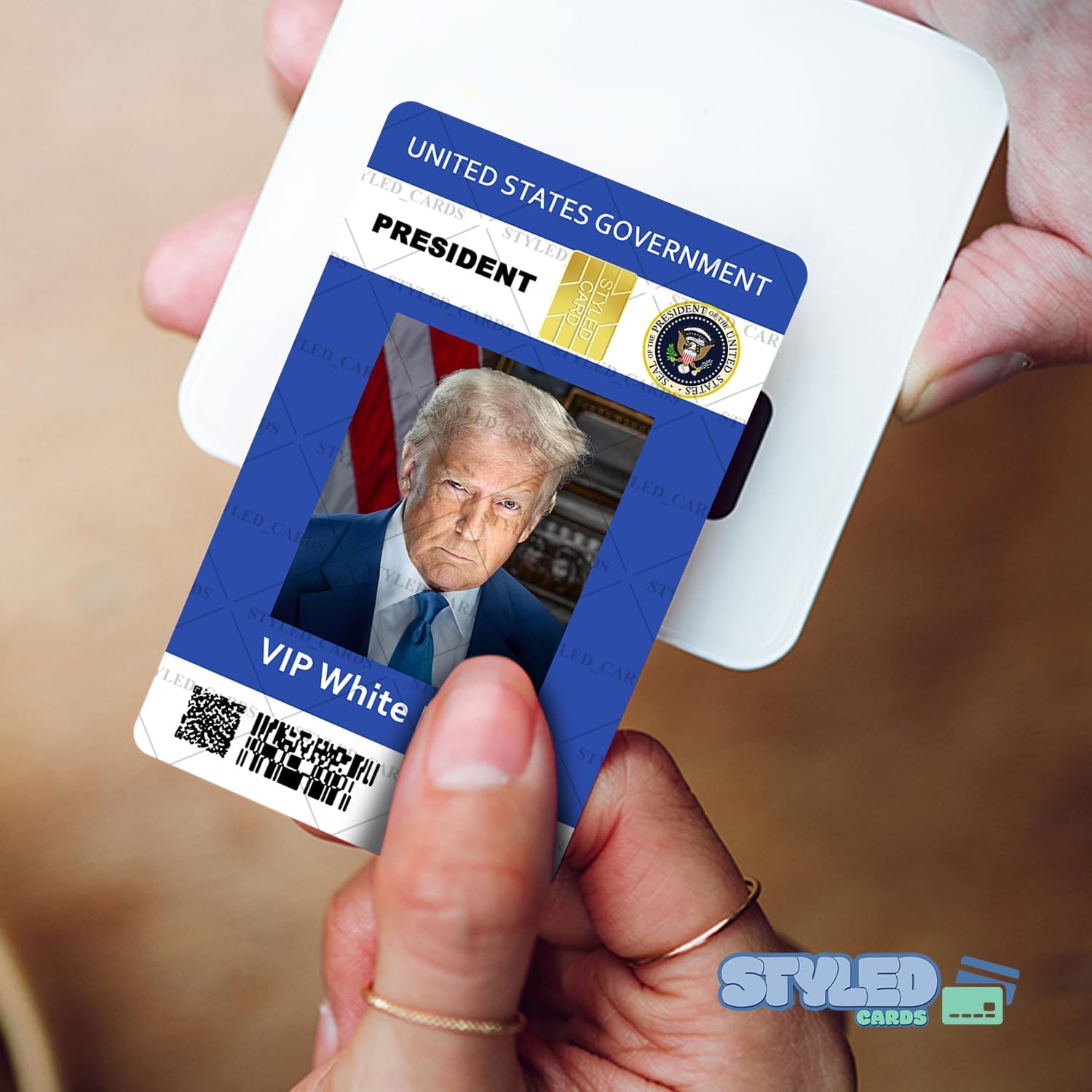 Amazon.com : President Donald Trump Credit Card Skin, Debit Card Skin ...