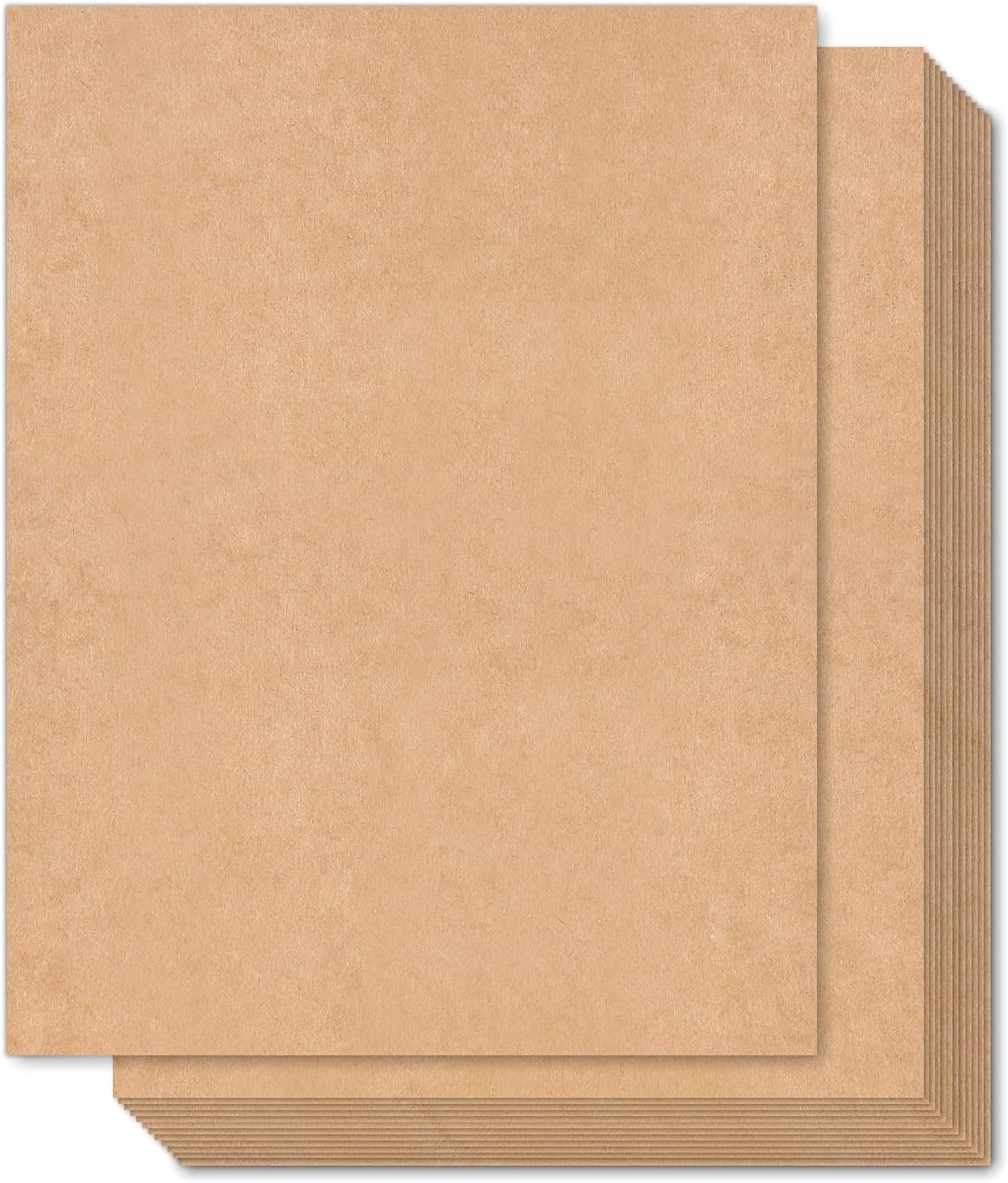 Brown Kraft Cardstock Thick Paper 100 Sheets, Ohuhu 8.5" x 11 ...