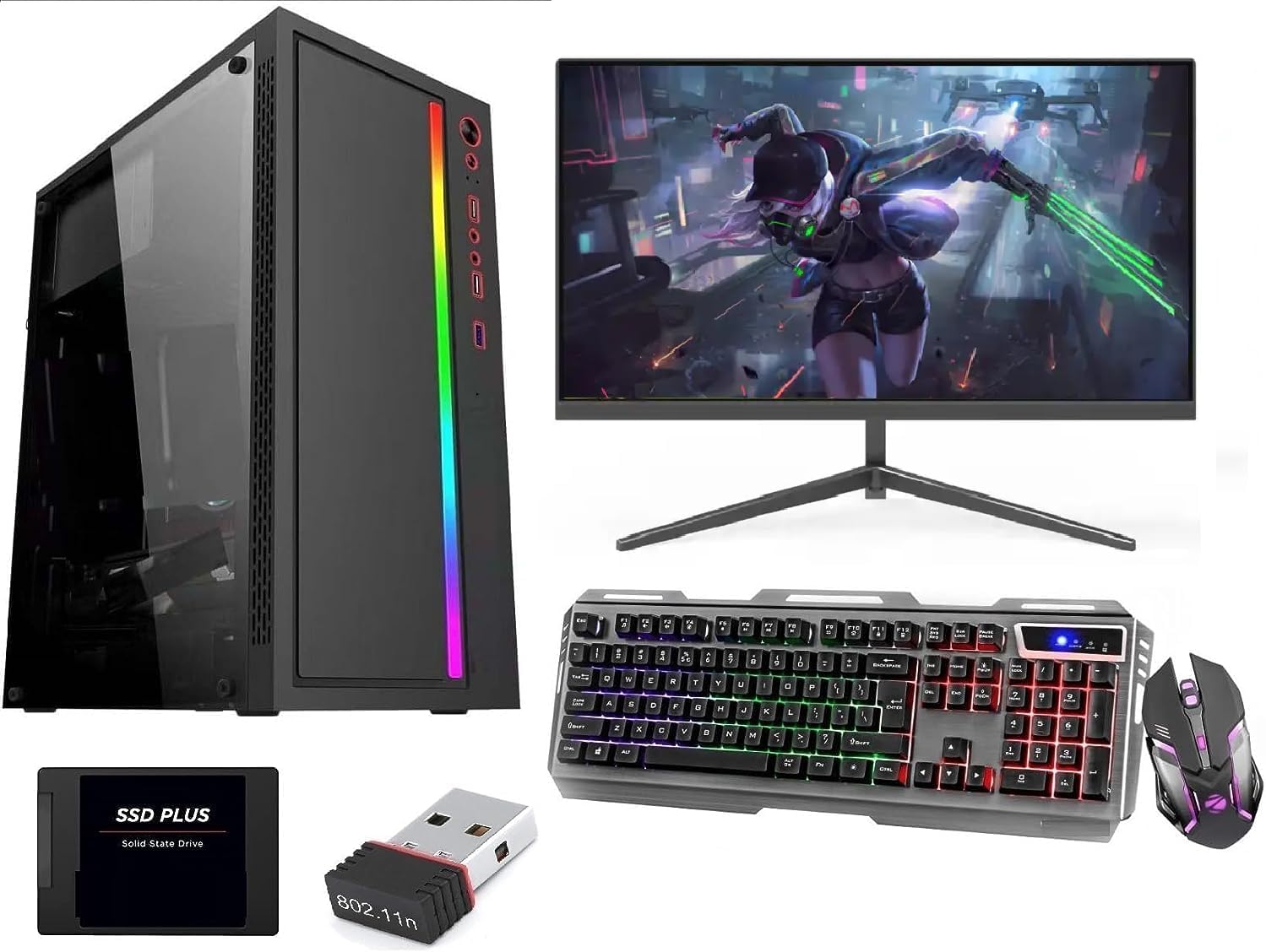 Zoonis Core i5 Desktop Complete Computer System Full Setup for Home ...