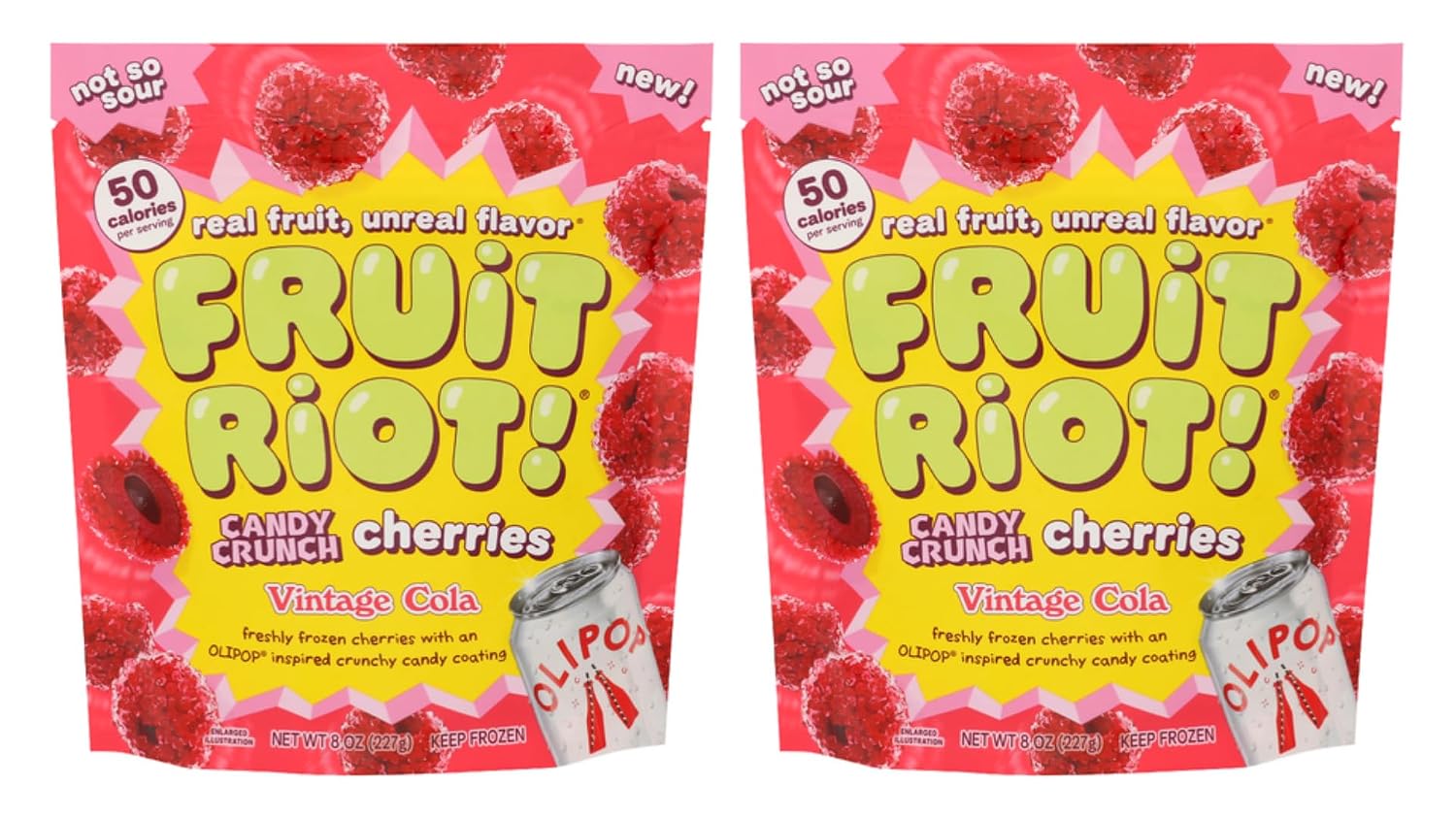 Amazon.com : Generic - Fruit Riot Candy Frozen (Cherry) : Grocery ...