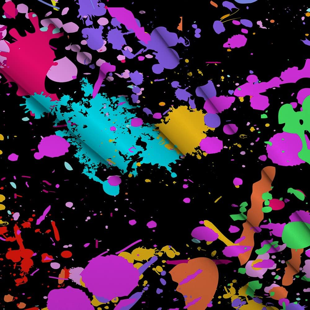 Telón de fondo de fotografía de fiesta de cumpleaños neón brillante de ...