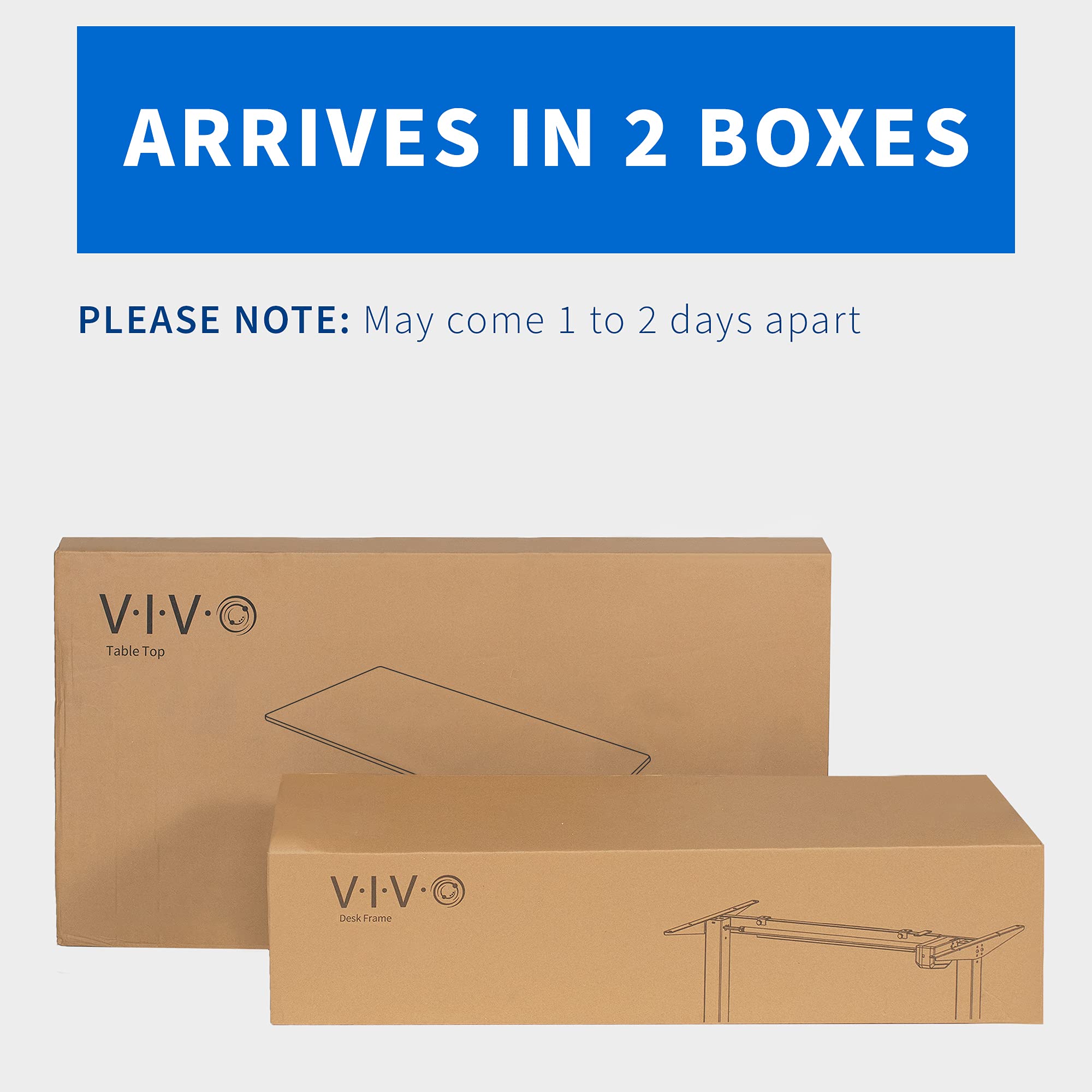 VIVO 43-inch Electric Height Adjustable 43 x 24 inch Stand Up Desk ...