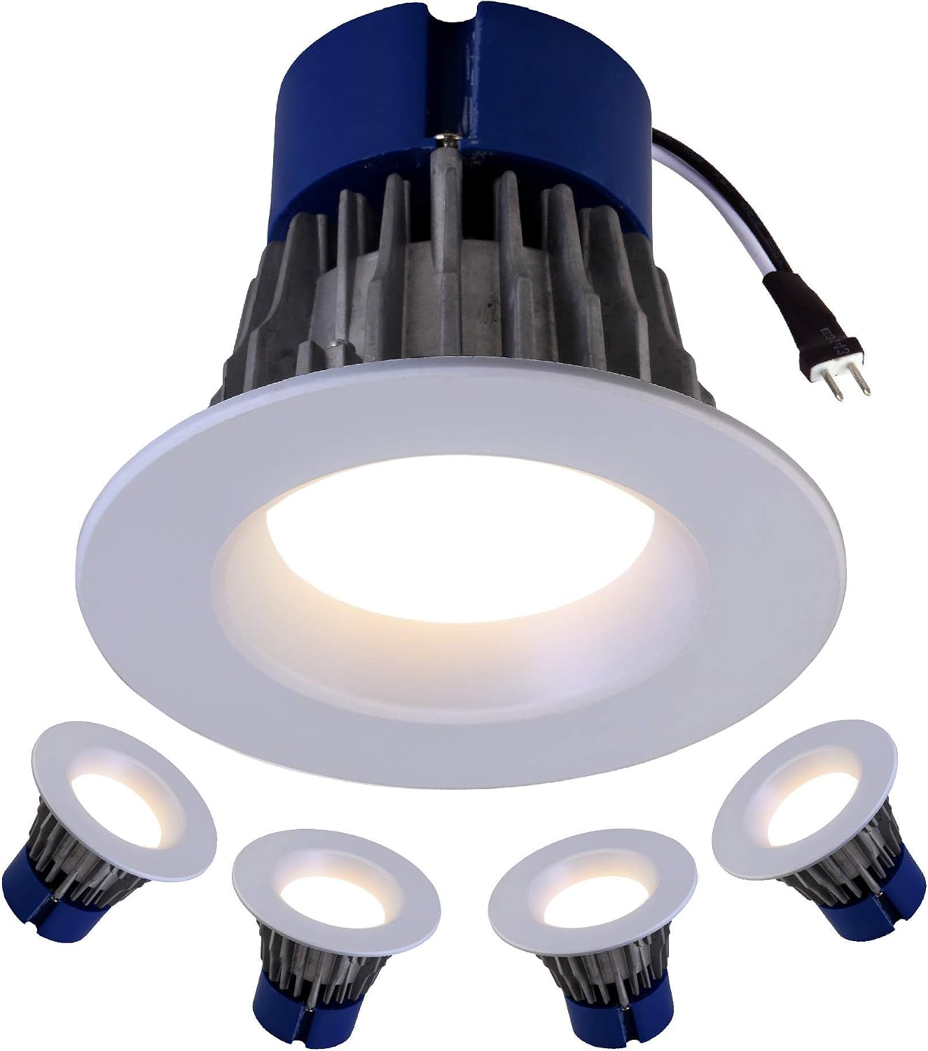 Amazon.com: LED 4" Inch Downlight Low Voltage 12V; Dimmable; 11W; 750 ...