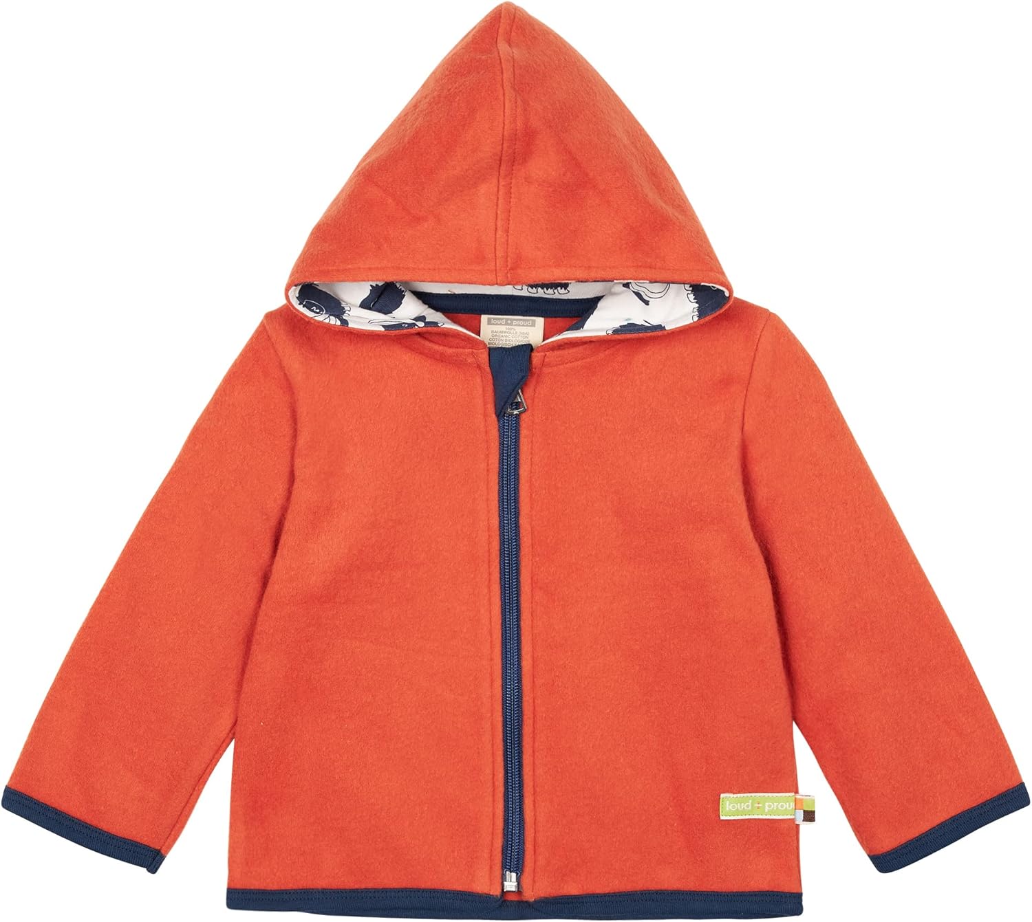 loud + proud Unisex Kinder Fleece, GOTS Zertifiziert Jacke : Amazon.de ...