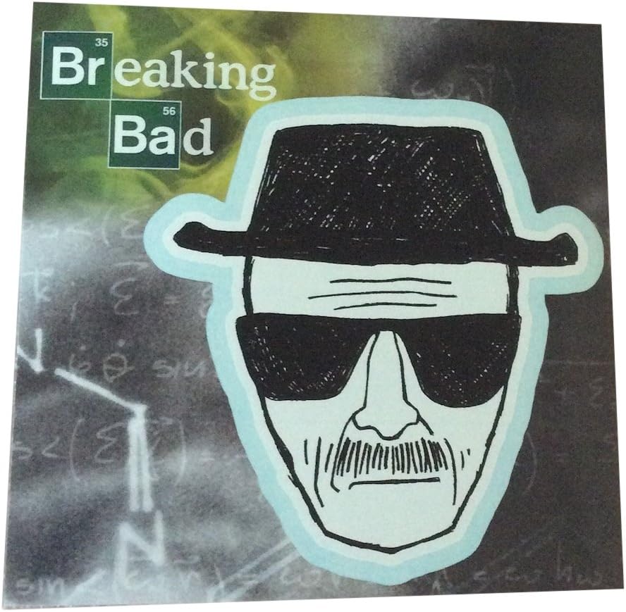 Amazon.com: Breaking Bad Heisenberg Sketch Drawing Decal Sticker -Cars ...