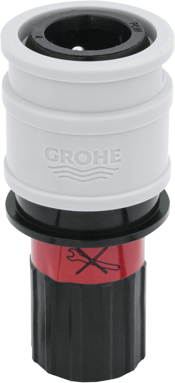 GROHE 64999000 Quick Connect Coupling with Flow-Restriction, Faucet ...