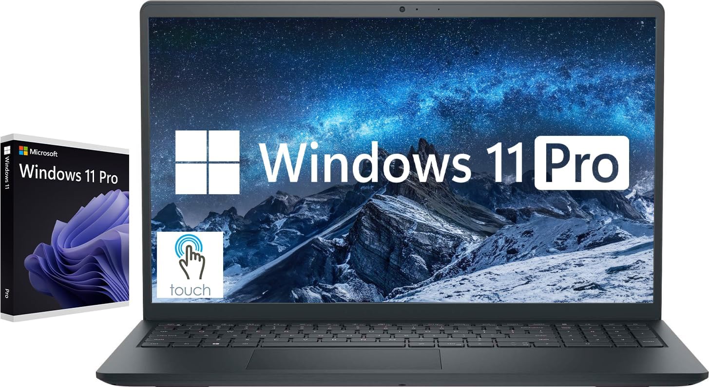 Amazon.com: Dell Inspiron 15 Laptop, 15.6" FHD LED Touchscreen Business ...