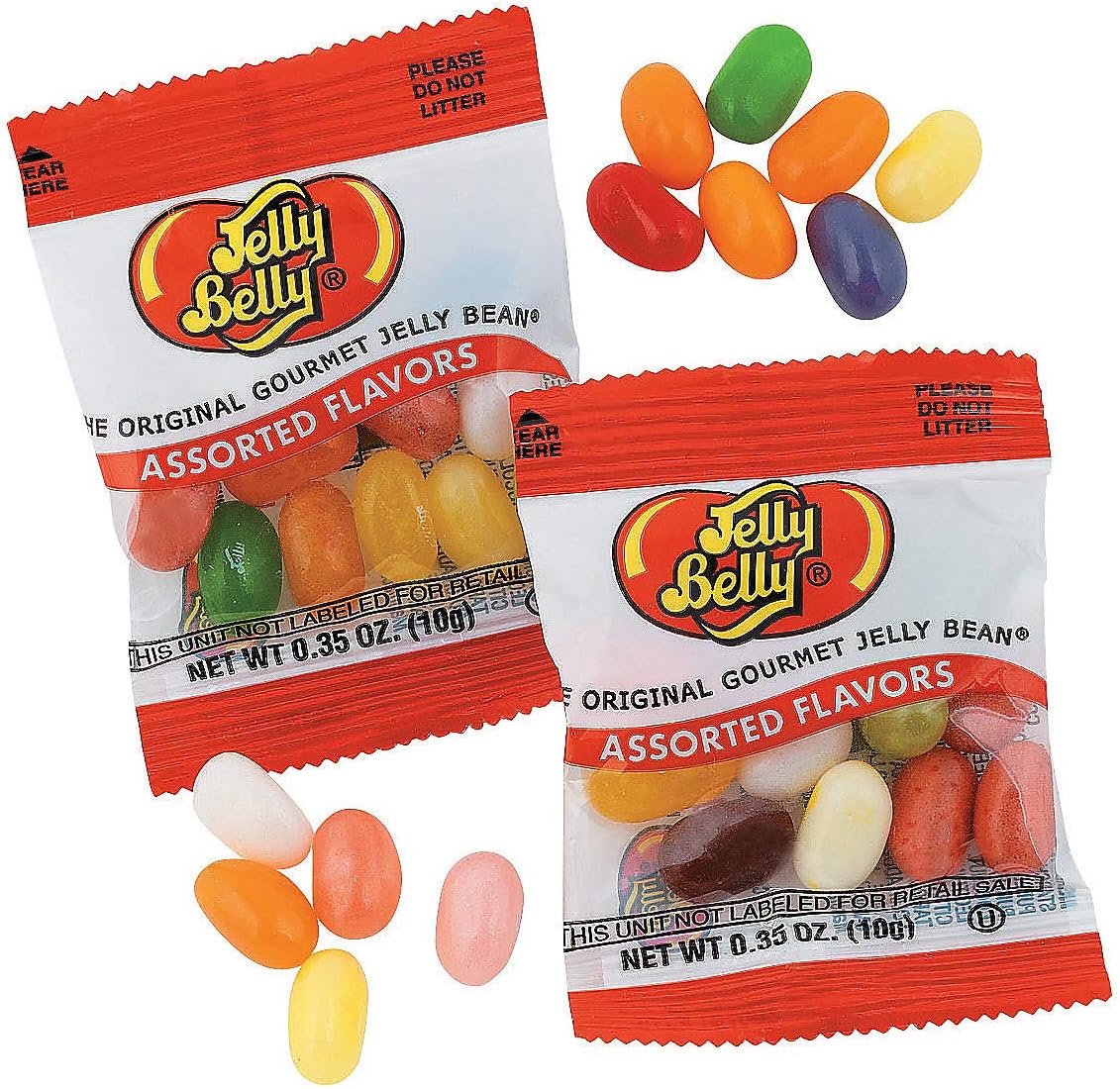 Amazon.com : Fun Express - Jelly Belly Mini Packs - Edibles - Soft ...