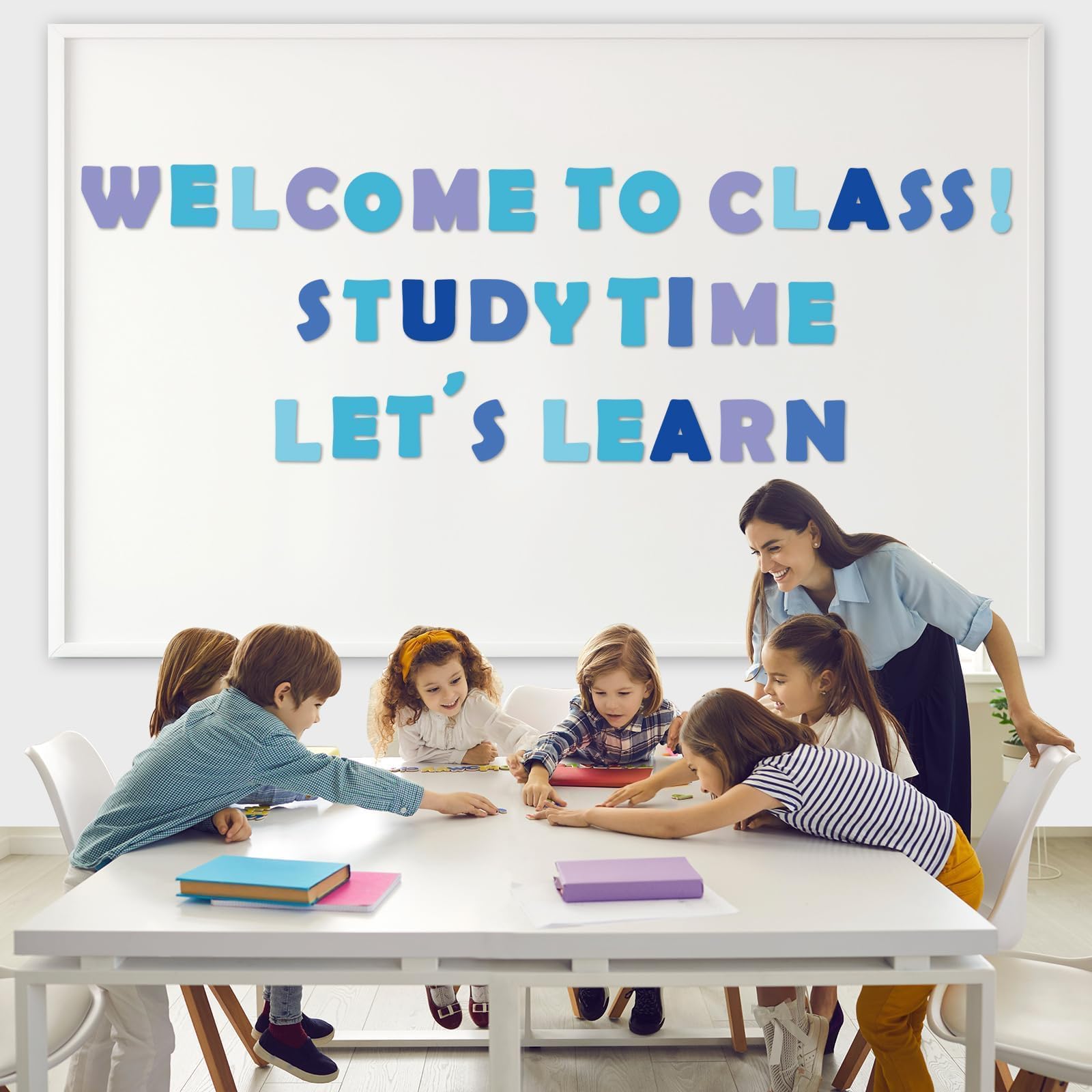 Snapklik.com : 260 PCS Bulletin Board Letters For Classroom 4" Letter ...