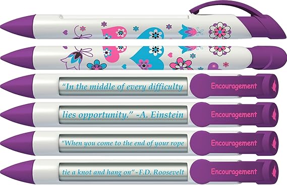 Amazon.com : Greeting Pen Inspirational pens- Encouragement Quotes ...