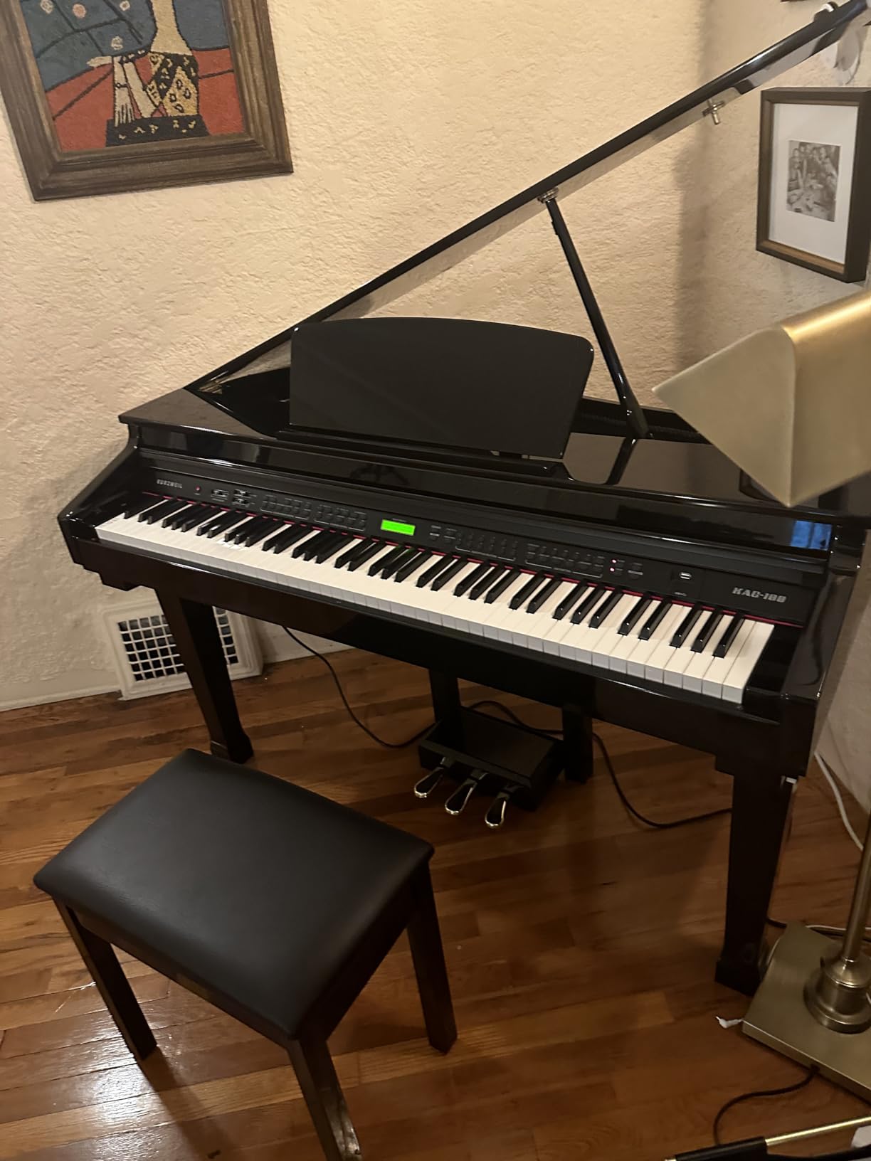 $140/mo - Finance Kurzweil Home KAG100 88-Note Digital Grand Piano ...