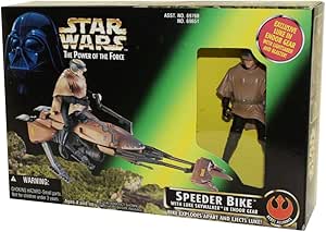 Star Wars Luke Action Figure in Endor Gear with Speeder Bike : Amazon.co.uk: Sports & Outdoors