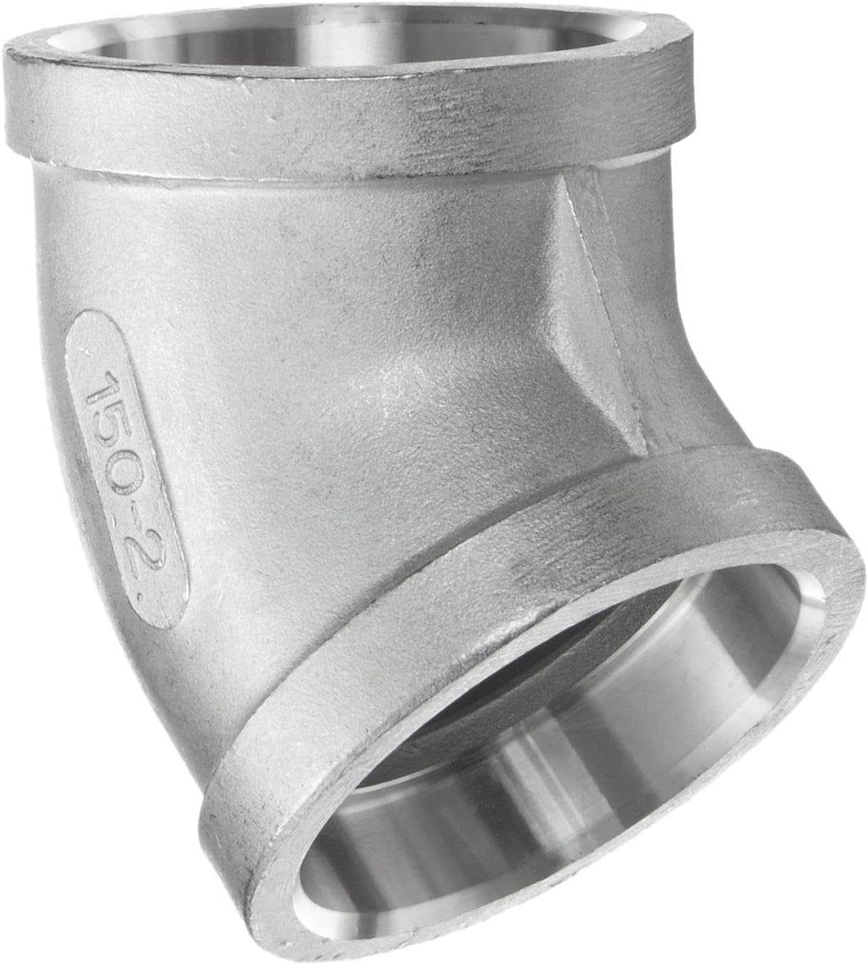 Stainless Steel 304 Cast Pipe Fitting, 45 Degree Elbow, Socket Weld ...