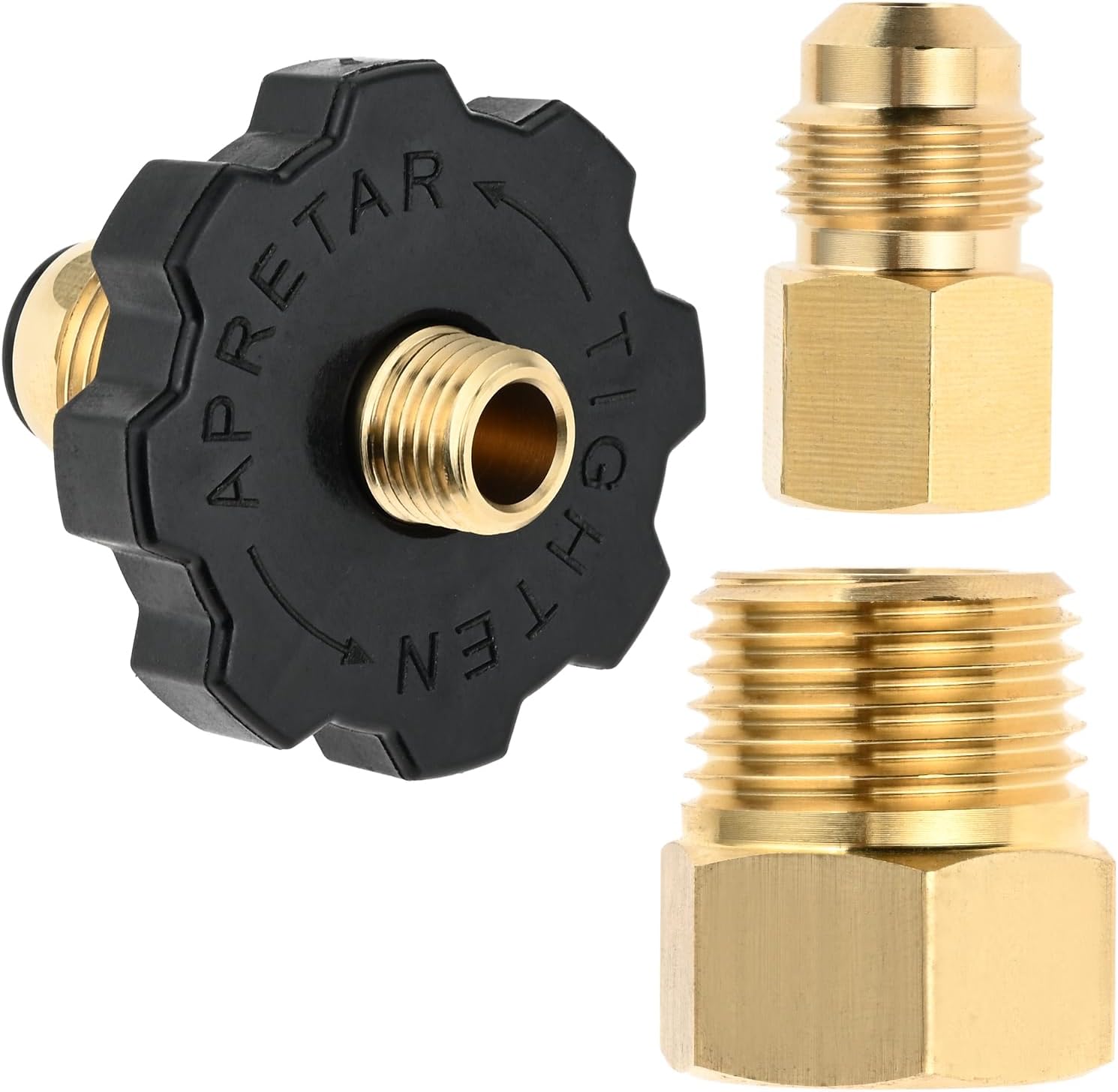 Amazon.com : Lemfema Soft Nose POL Propane Gas Tank Adapter Plug with Full Flow for 50lbs ...