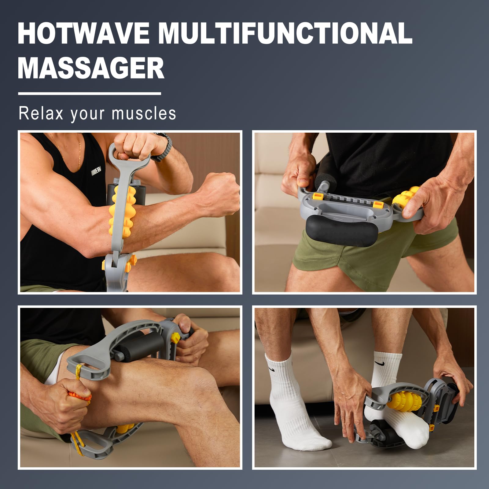 Snapklik.com : Tennis Elbow Relief Massager For Leg And Arm, Adjustable ...