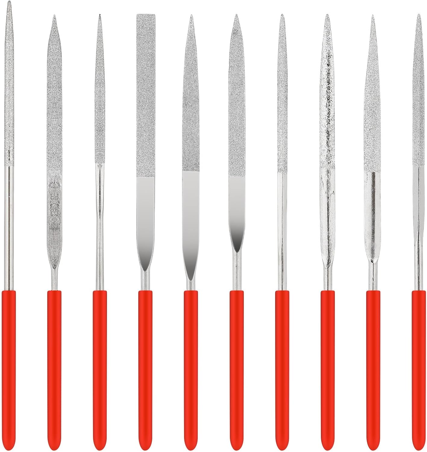10 Pcs Metal File Set Metal Files Multipurpose Small File Set Miniature ...