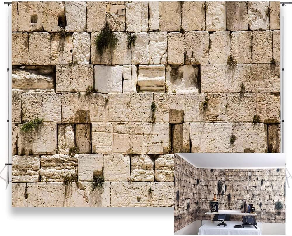 Amazon.com : CSFOTO 20x10ft Western Wall Backdrop Ancient Jerusalem ...
