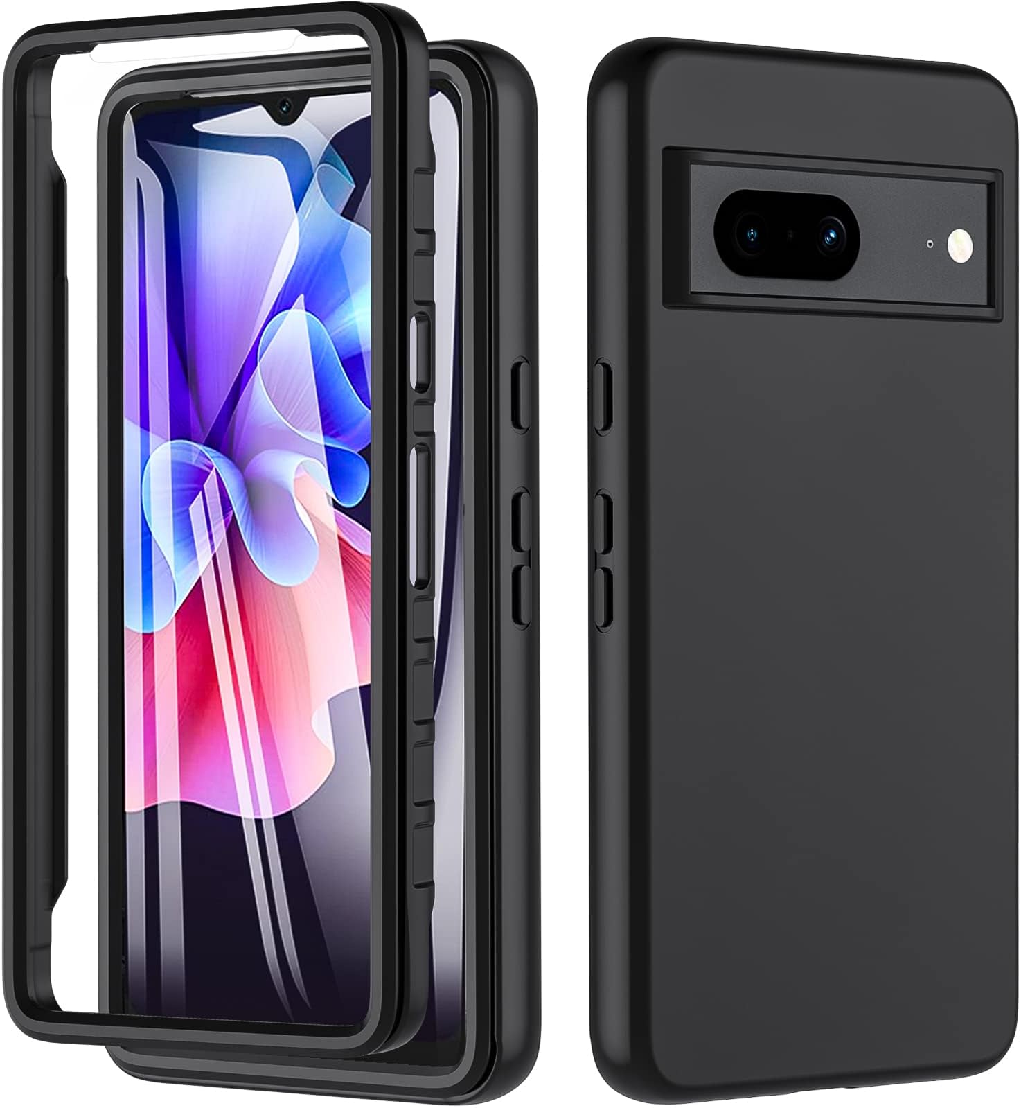 For Google Pixel 7 Case, Pixel 7 Case,[Military Grade Drop] 360° Full ...