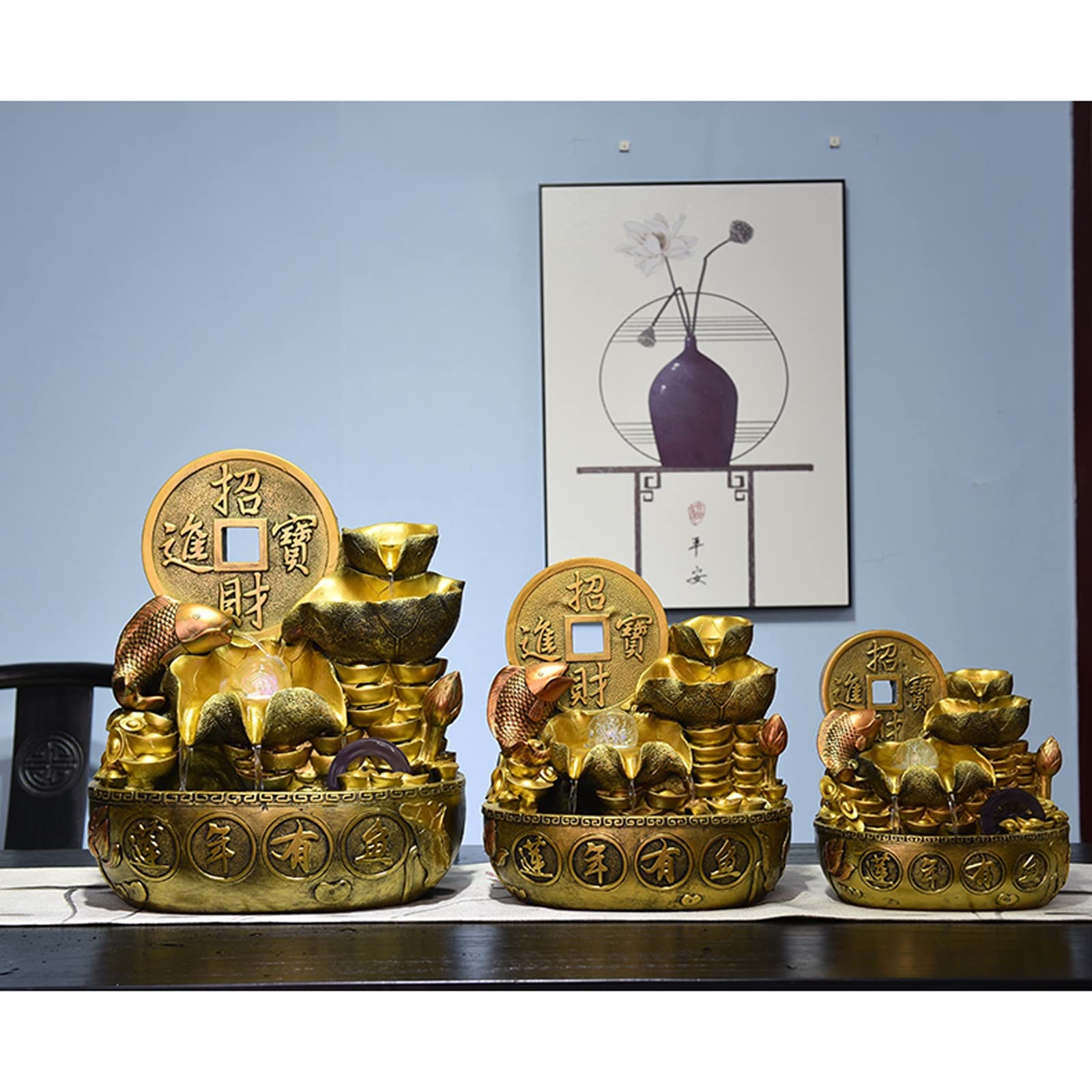 Indoor Waterfall Fountains From China New Chinese Style Peacock