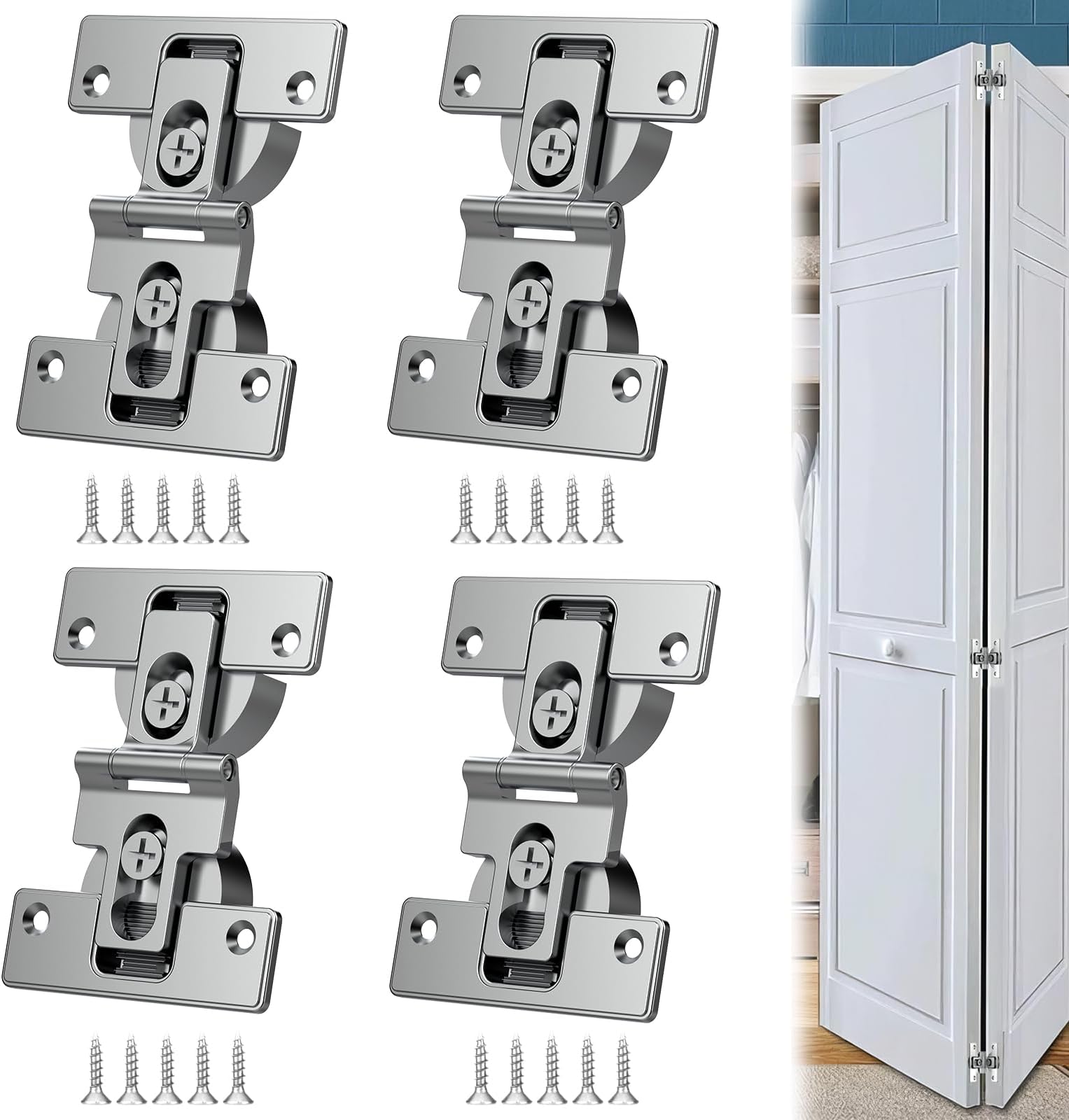 VAKTOK Folding Table Hinges Flippable Hinge 180 Degree Miniature Hinges ...