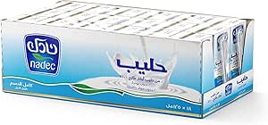 Nadec Full Fat Uht Milk, 18 X 125ml : Amazon.ae