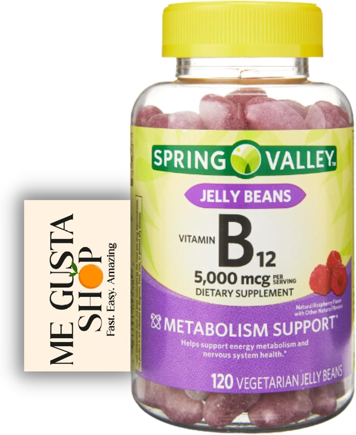 Amazon.com: Spring Valley Vitamin B12 Dietary Supplement Jelly Beans ...