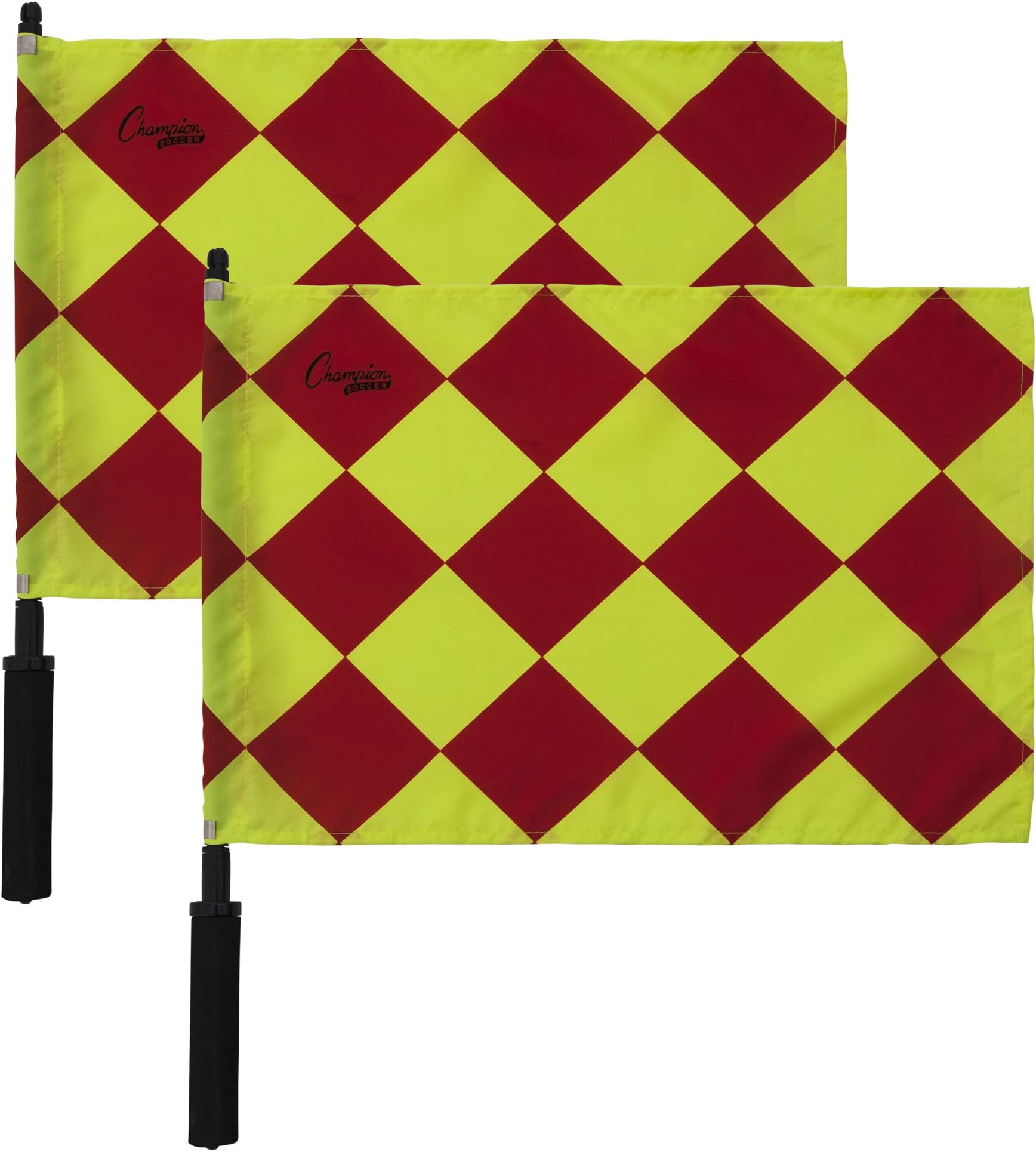 Amazon.com: 2 Pieces Referee Flag, Linesman Flag with Steel Tube, Flag ...