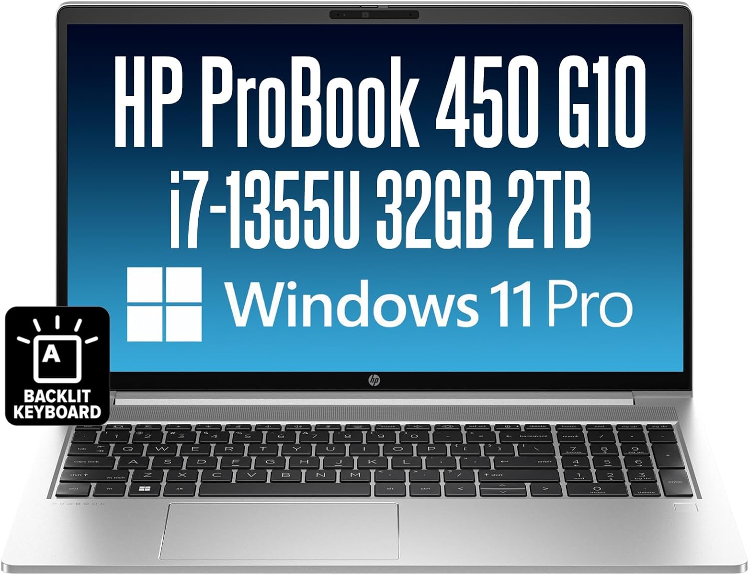 Oemgenuine HP ProBook 450 G10 Business Laptop 15.6” FHD Display, Intel ...