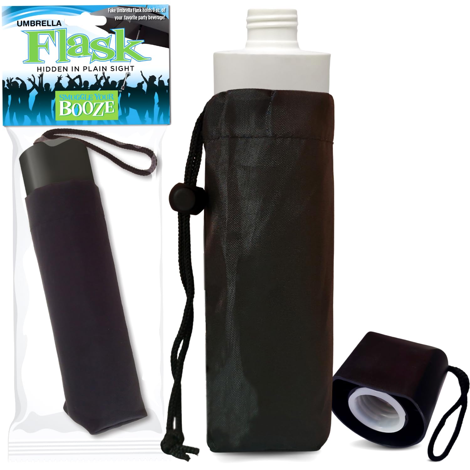 Amazon.com | Smuggle Your Booze 9 Oz. Hidden Flask Umbrella: Flasks