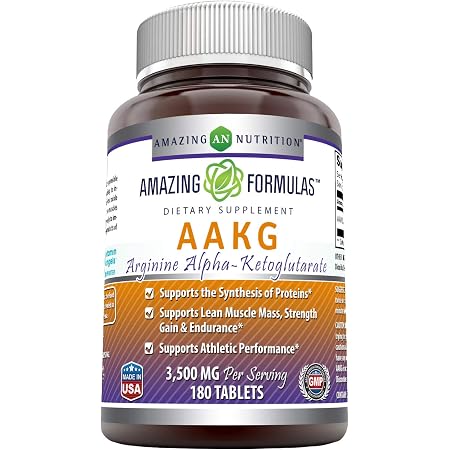 Amazon.com: BulkSupplements.com L-Arginine Alpha-ketoglutarate Powder ...