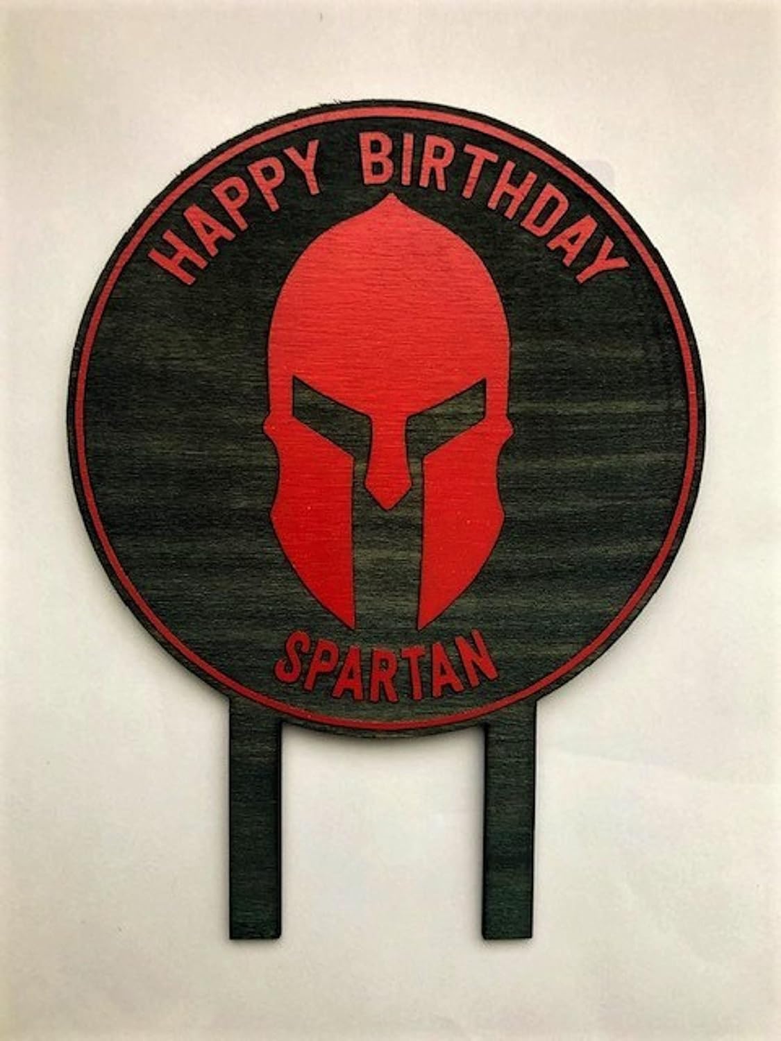 Amazon.com: Spartan Cake Topper, Customized Spartan Cake Topper ...