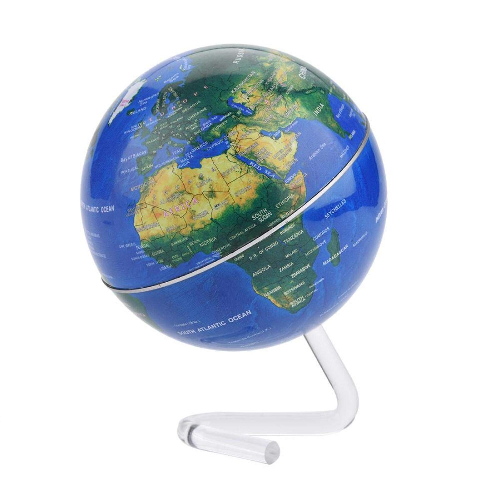 Rotating World Globe 4 1x4 1x5 9inch Plastic Antique Rotating ...