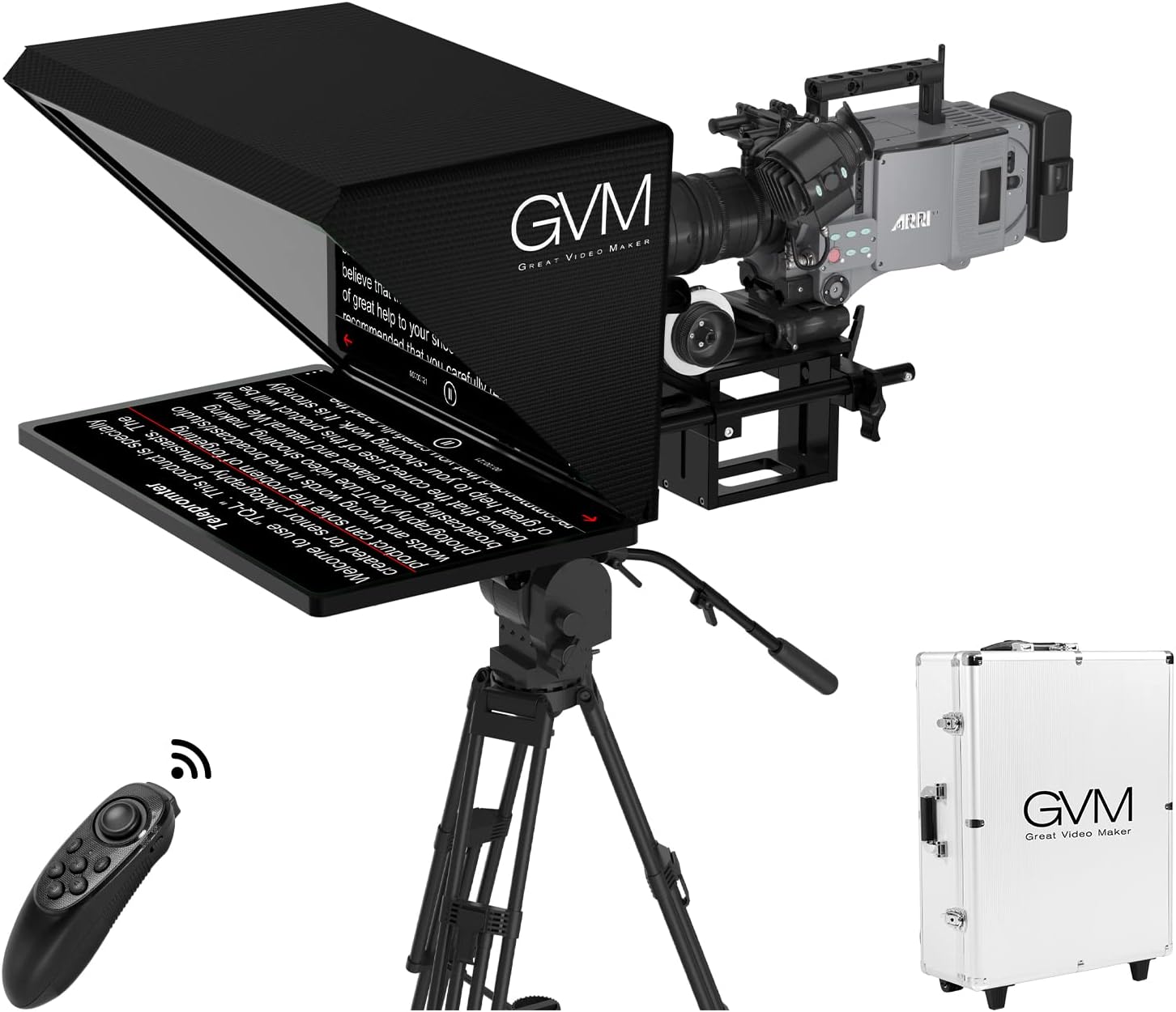 Amazon.com : GVM Teleprompter Kit for Digital Cameras/camcorders ...