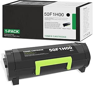 Amazon.com: MANNERES 50F1H00 501H Black Toner Cartridge 1Pack Compatible 501H 50F1000 High Yield ...