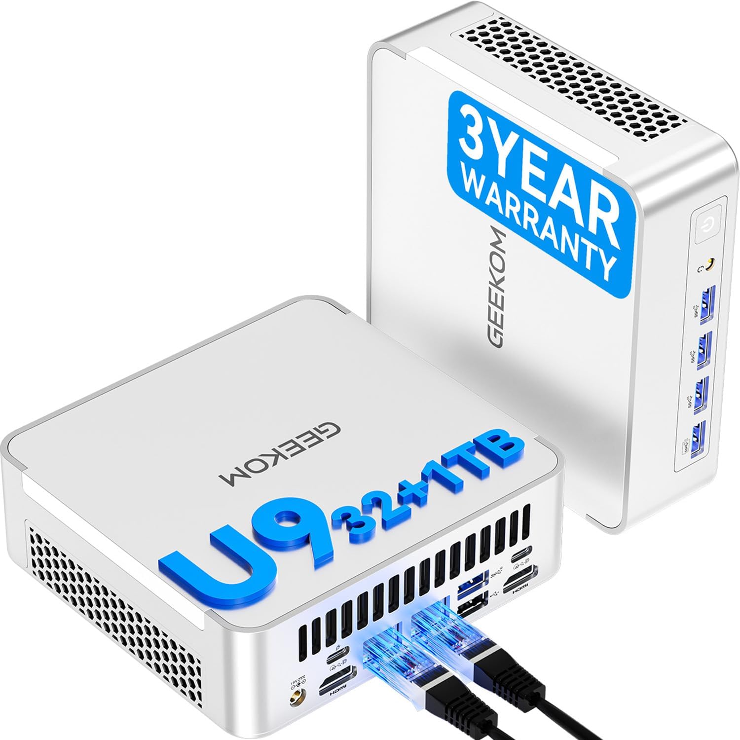 Amazon.com: GEEKOM XT1 Mega Mini PC with Ultra 9 185H[Beats i9-13900HK ...