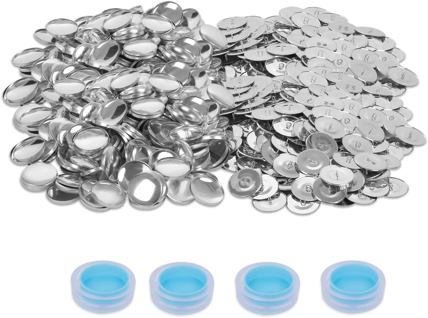 Amazon.com: 200 Sets Cover Button Kit with 4pcs 38mm Button Tools, Self ...