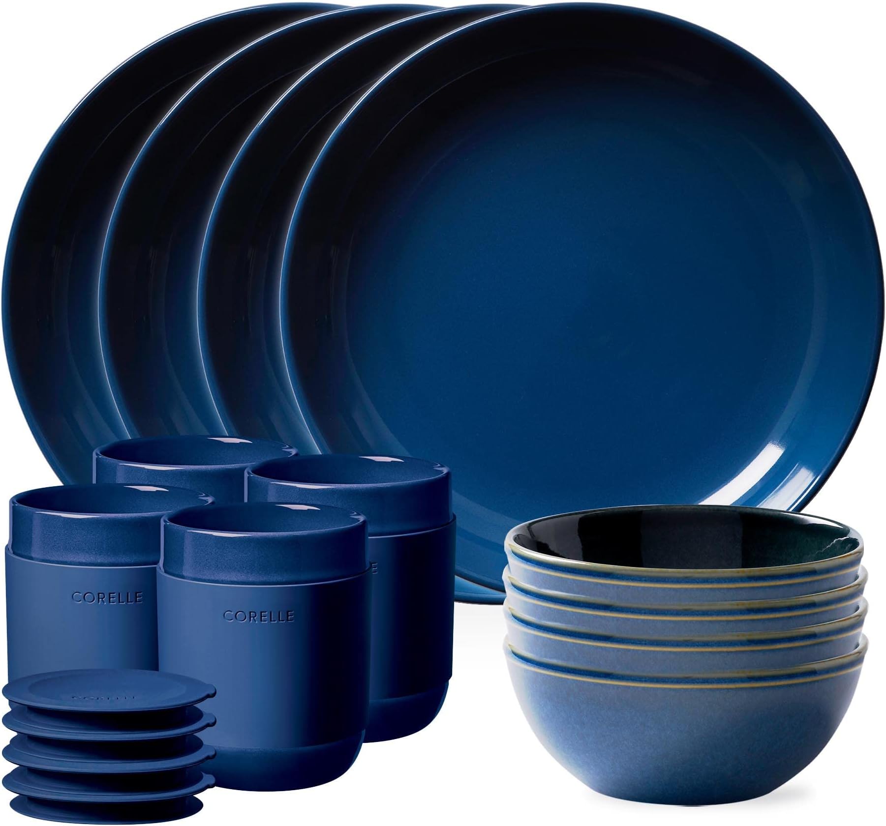 Amazon.com | Corelle classic lia 16 pc Dinnerware set: Dinnerware Sets