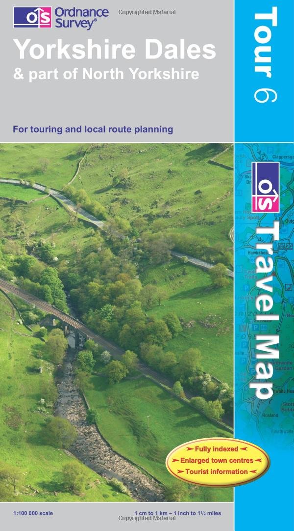 Yorkshire Dales: Sheet 6 (OS Travel Map - Tour Map): Amazon.co.uk ...