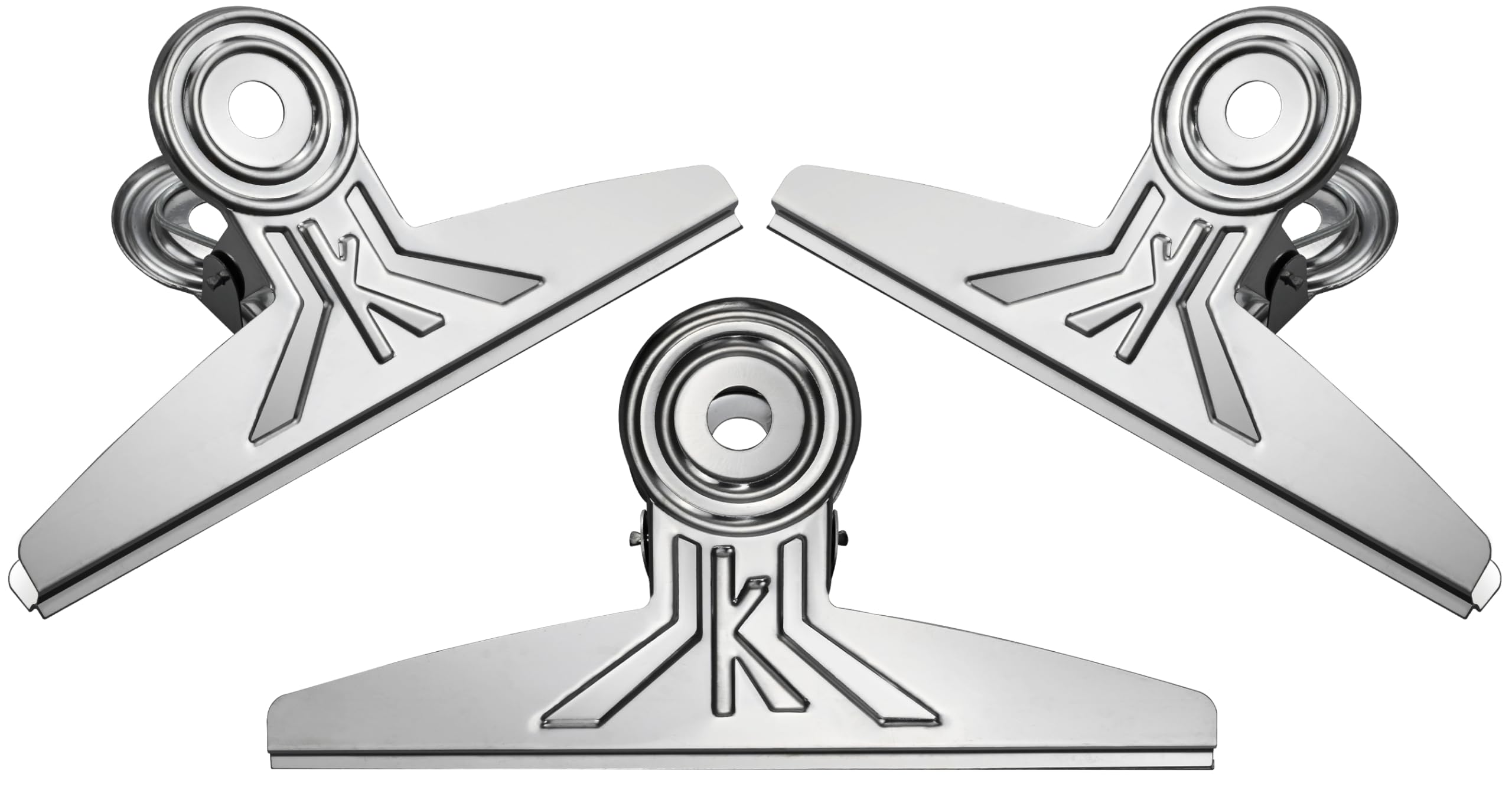 Amazon.com : 3 Pack Extra Large Bulldog Clips 7.9 Inches Jumbo Bull ...